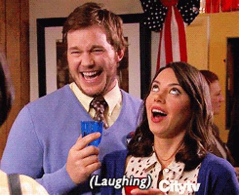 Parks And Rec Chris Pratt Laughing 