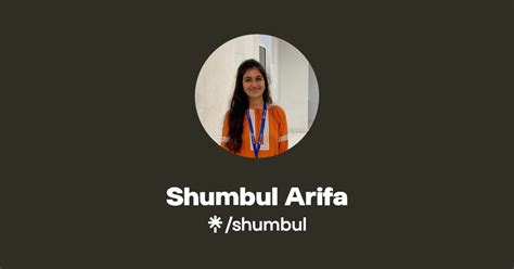 shumbul arifa instagram linktree