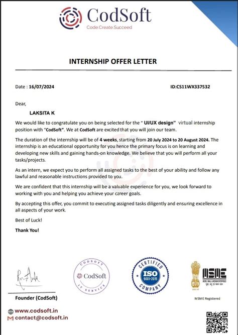 Laksita Raj On Linkedin Uxuidesign Codesoft Internship