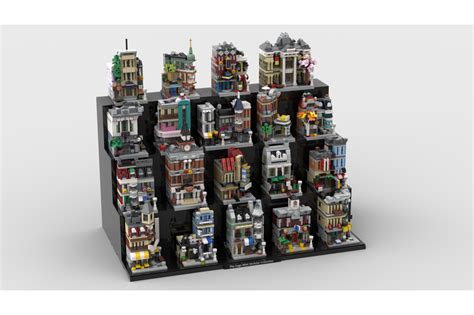 Lego Moc Mini Modular Buildings The Full Set Of 19 By Christromans