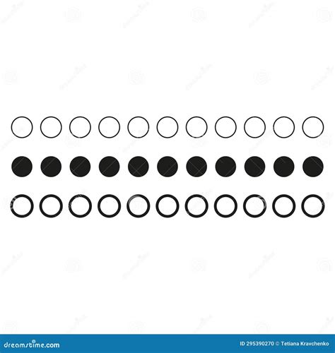 Dotted Line Simple Shape Vector Illustration EPS10 Stock Vector Illustration Of Concept