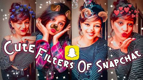 Selfie Poses In Snapchat Cute Filters Of Snapchat ️ Youtube