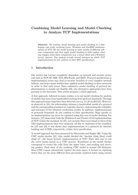 pdf combining model learning and model checking to · pdf