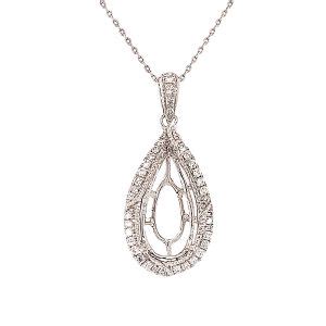 Pear Pendants Settings