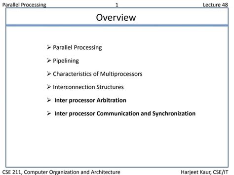 Unit 6 Interprocessor Arbitration Ppt Unit 6 Interprocessor Arbitration Ppt