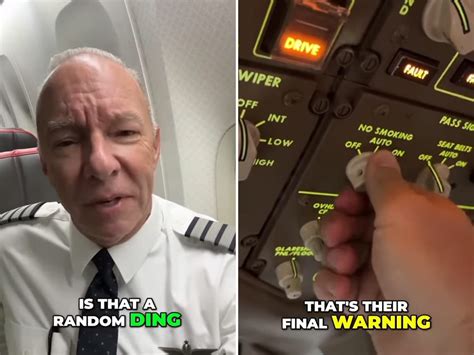 What Do Those Chimes On Your Flight Mean Airline Captain Reveals Their Meaning