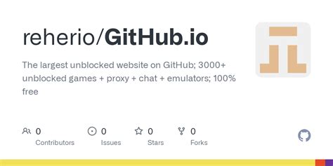 Github Reherio The Largest Unblocked Website On Github
