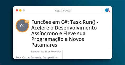 Funções Em C Taskrun Acelere O Desenvolvimento Assíncrono E