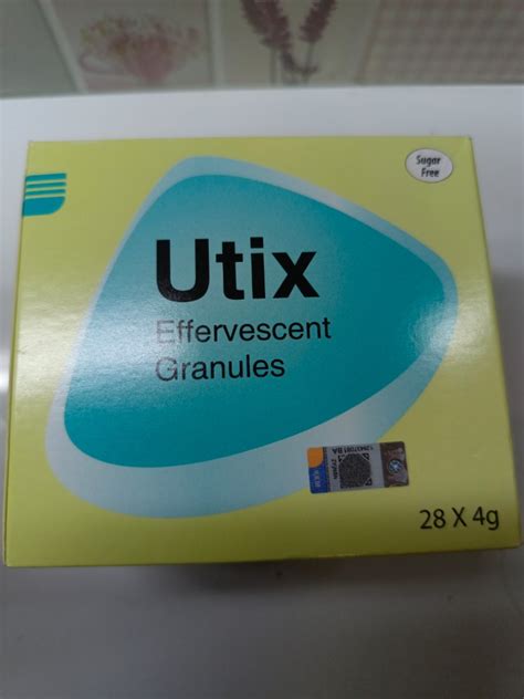Utix Effervescent Granules Health And Nutrition Health Supplements