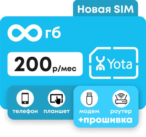 Симкарты и тарифы Йота Gigasim