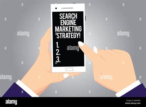 Handwriting Text Writing Search Engine Marketing Strategy Concept