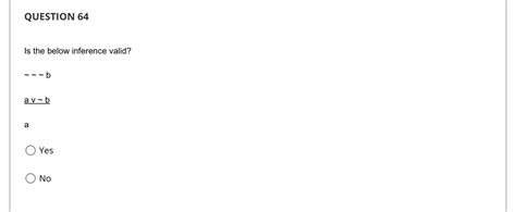 What Argument Form Does This Inference Have If Chegg