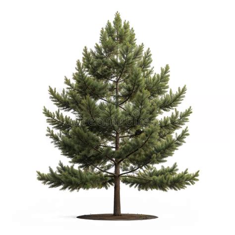 Tall Pine Tree Isolated Stock Image Image Of Lifelike 326349933