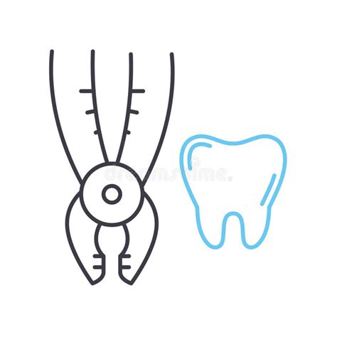 Tool Extraction Line Icon Outline Symbol Vector Illustration Concept Sign Stock Vector