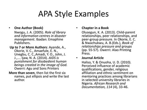 Citation And Referencingppt Science