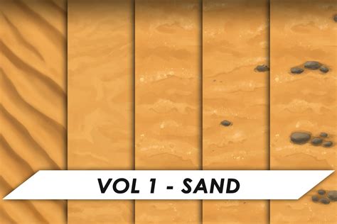 Stylized Textures Vol 1 Sand 2D 텍스처 및 소재 Unity Asset Store