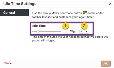 Secure Idle User Logout Plugin Introduction And Option Settings Popup Maker