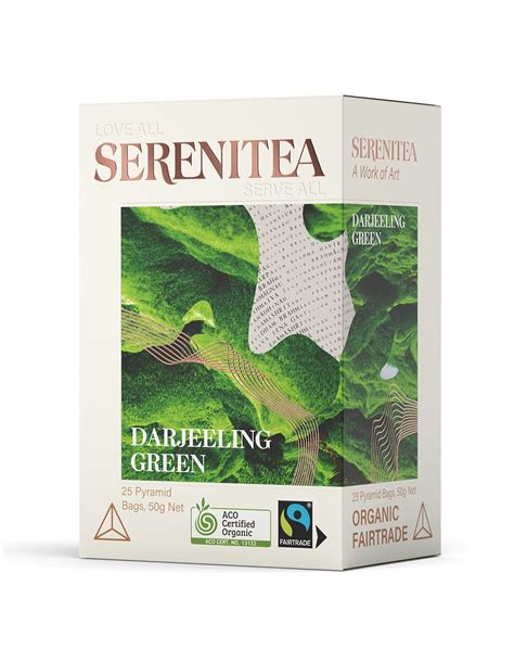 Serenitea Darjeeling Green Tea Pyramid Tea Bags Pkt 25 David Jones
