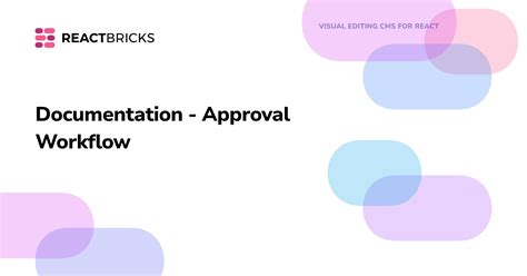 Approval Workflow React Bricks