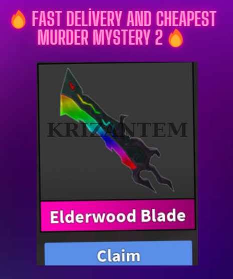 Chroma Elderwood Blade Murder Mystery 2 ️