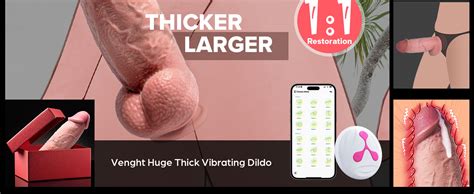 25 Diameter Huge Thick Dildo Vibrator 3 In 1 App Remote