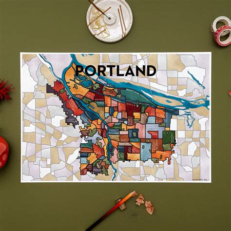 Portland Or Map