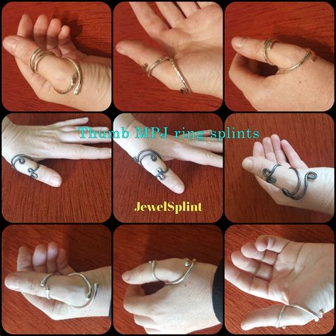 Hypermobility Jewelry Diy Finger Brace Ring Splints Diy Thumb Brace