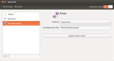 Networking How To Configure To Auto Detect Proxy Ask Ubuntu