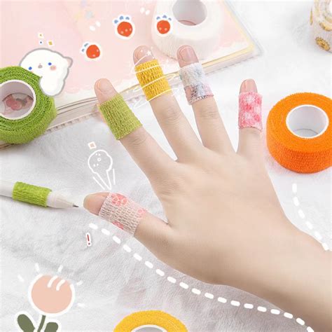 2 5cm 2m Cute Printed Self Adhesive Elastic Bandage Colorful Sports