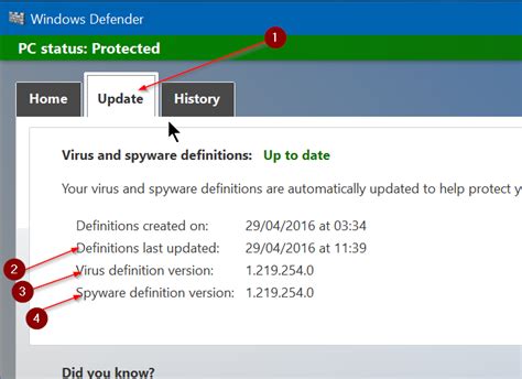 Manual Update Definition Windows Defender At Johnnie Hart Blog