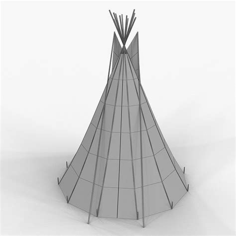 Tee Pee 3d Model Cgtrader