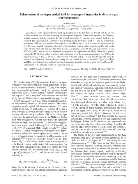Enhancement Of The Upper Critical Field By Nonmagnetic Impurities In