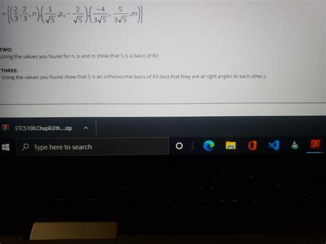 Solved Homework Finite Dimensional Vector Spaces Have Chegg