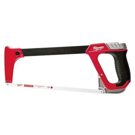 Milwaukee High Tension Hack Saw With 12 In 24 Tpi Bi Metal Blade And