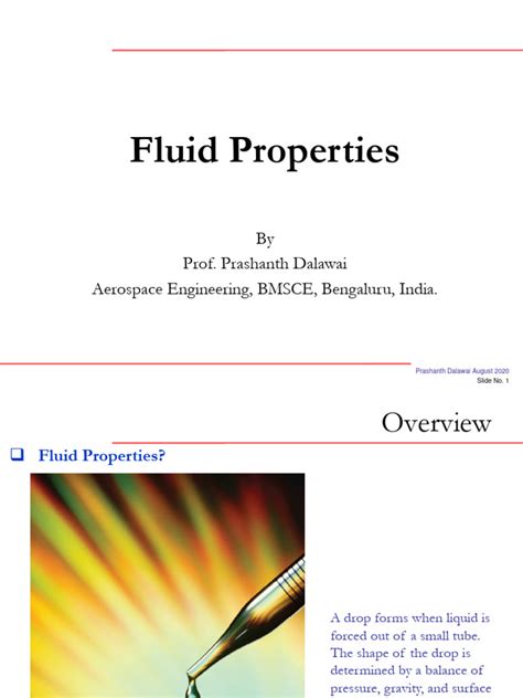Unit 1 Fluid Properties Pdf