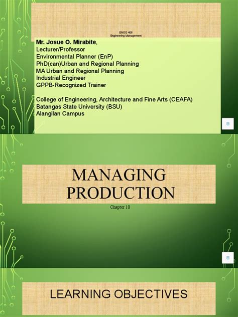 Week 14 Engg 406 Managing Production Pdf Quality Management Quality Business