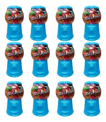 12 Bolsas De Chicles Bolichik 100pz Mas Chicleras Azul Envío Gratis