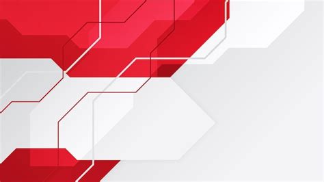Premium Vector Abstract Red And White Geometric Gradient Background