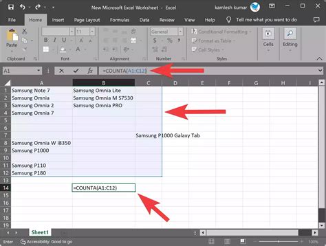 How To Count Nonblank Cells In Excel Artofit