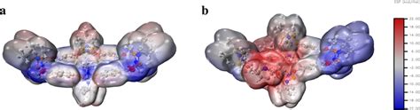 Electrostatic Surface Potential Esp Maps Esp Map For 4 A And Esp