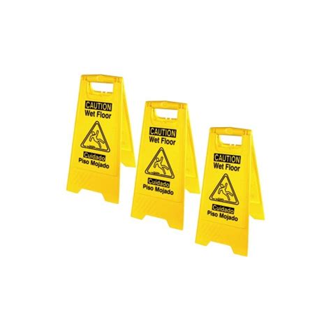 Genuine Joe Universal Graphic Wet Floor Sign Gjo85117bd