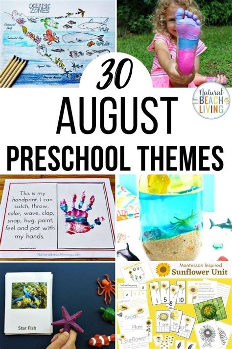 August Lesson Plans Preschool Artofit