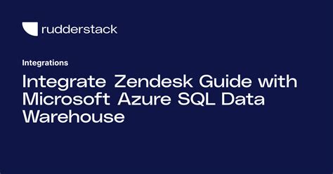 Integrate Zendesk Guide With Microsoft Azure Sql Data Warehouse