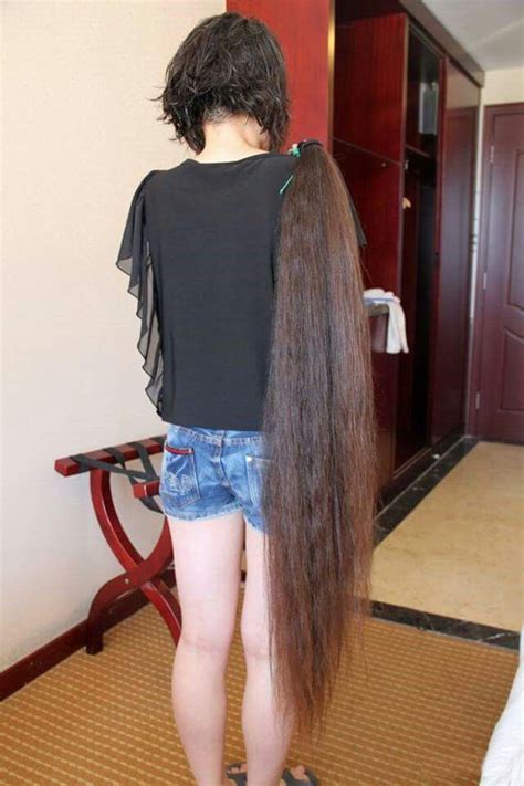 123 Best Images About Super Long Hair All Cut Off On Pinterest The