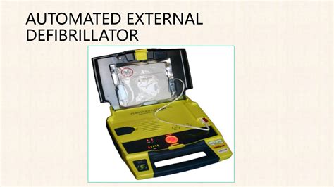 Automated External Defibrillator Functions Explainedpptx