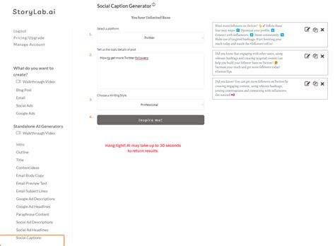 AI Powered Tweet Generator Create Catchy Twitter Captions