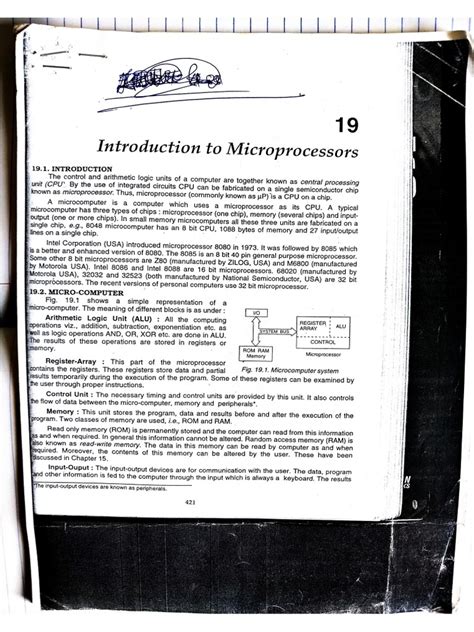 Introduction To Microprocessors Pdf