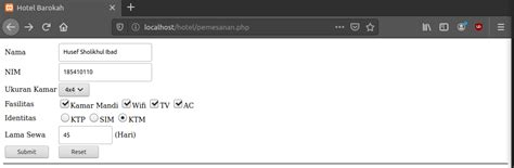 Membuat Struk Transaksi Hotel Sederhana Menggunakan Php By