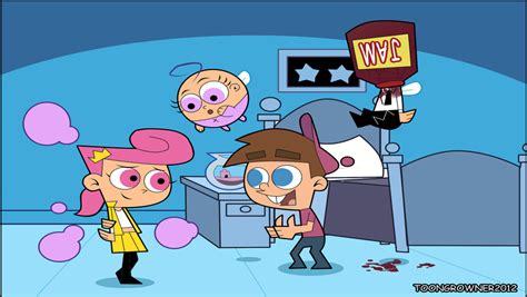 Timmy X Young Wanda Suprise Kiss By Toongrowner On Deviantart