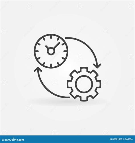 Productivity Icon In Trendy Design Style Productivity Icon Isolated On